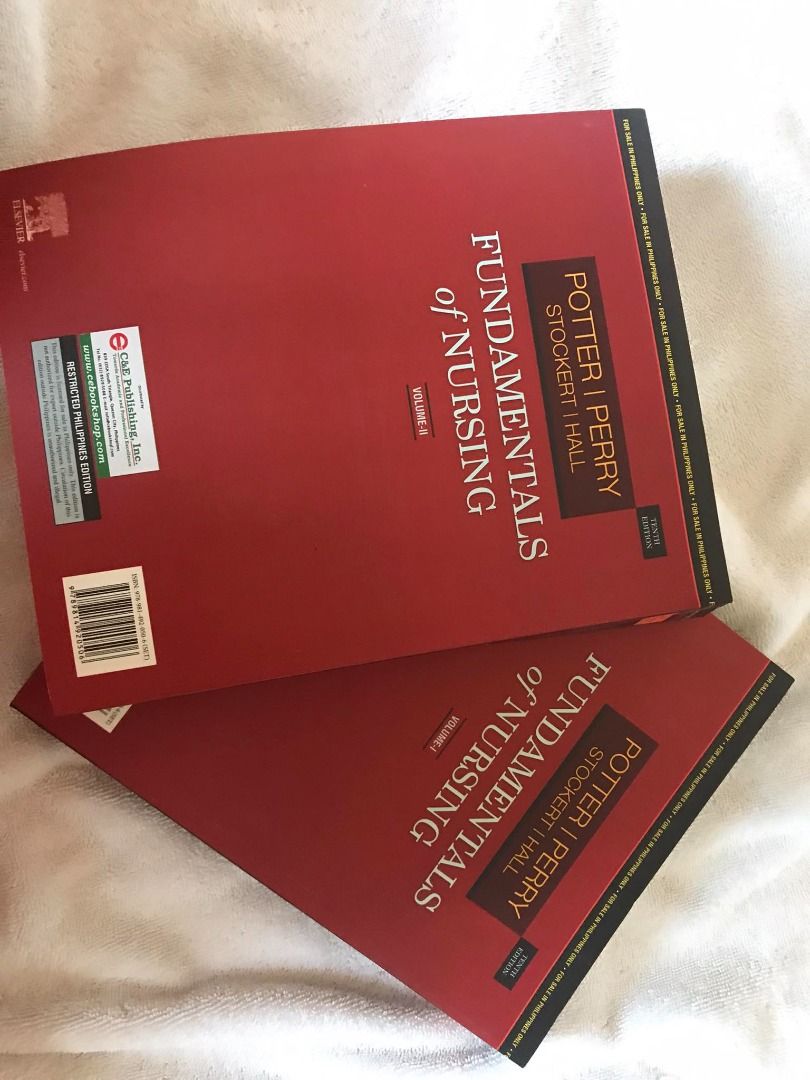 Potter and Perry’s Fundamentals of Nursing 10th Edition Vol 1&2 ...
