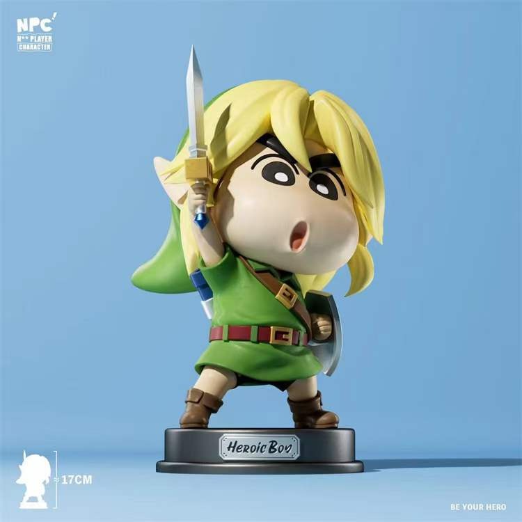 【PRE-ORDER】 NPC Studio - Heroic Boy Shin Chan Crayon Shin Chan Resin ...