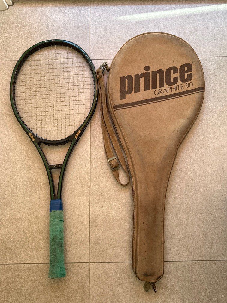 Prince Graphite 90 網球拍, 運動產品, 運動與體育, 運動與體育 - 球拍和球類運動 - Carousell