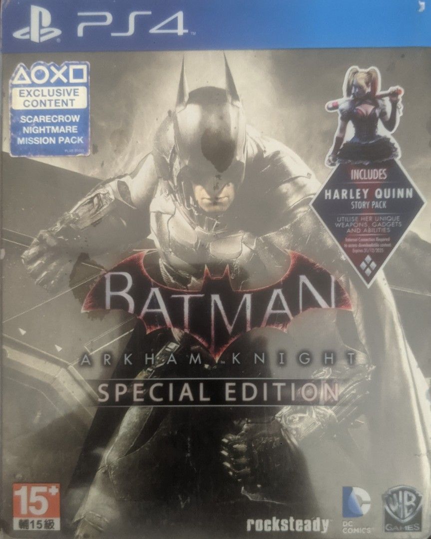 PS4 Game --- Batman Arkham Knight Special Edition, Video Gaming, Video Games, PlayStation on ...