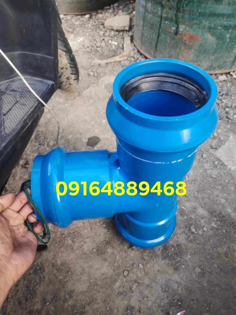 PVC Blue Pressurized Tee, Commercial & Industrial, Construction Tools ...