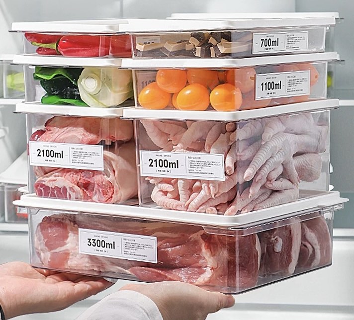 Refrigerator Freezer Storage Box, Furniture & Home Living, Kitchenware ...