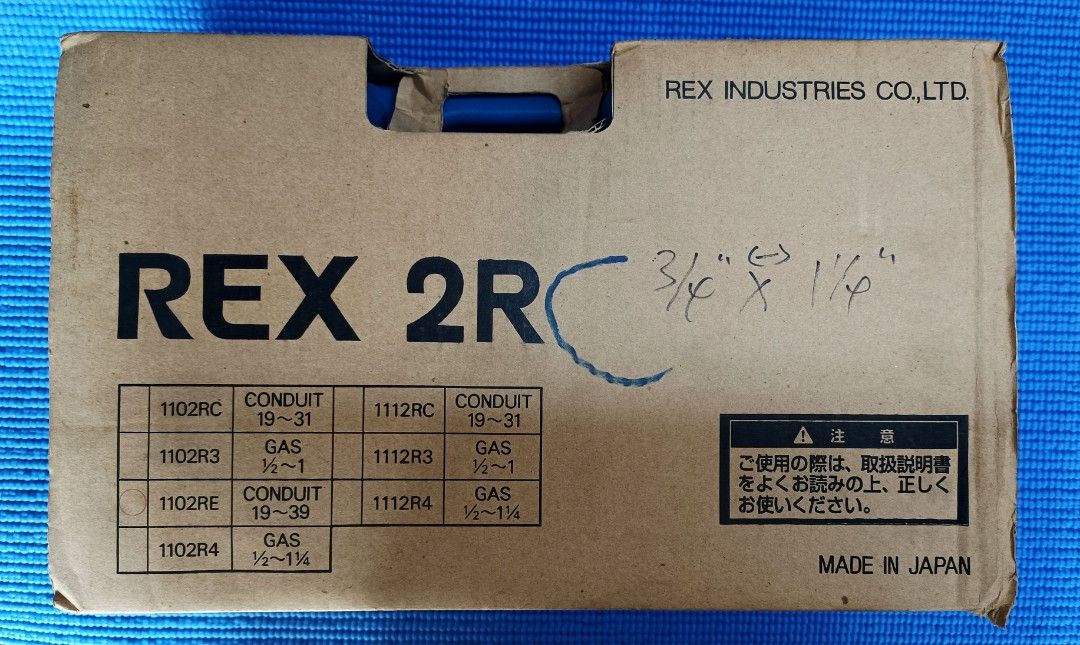 Rex Conduit Pipe Threader Tool Set (Japan), Furniture & Home Living ...