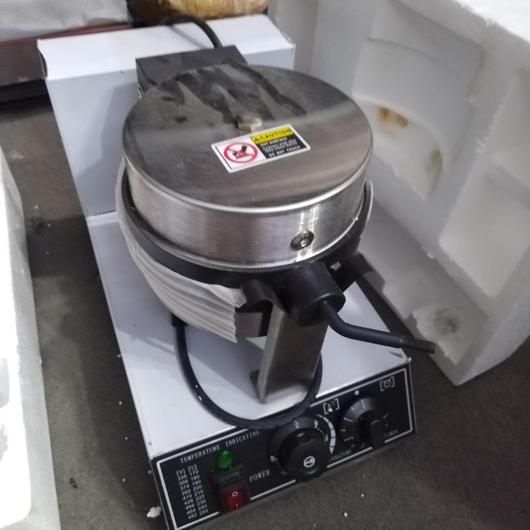 ROTARY ELECTRIC BURGER MACHINE PRESS MOEL HB1 UFO BURGER/ICE CREAM ...