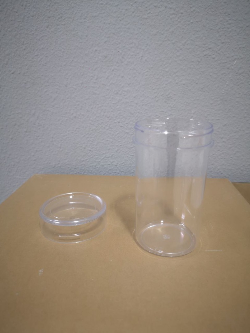 Round Clear Container | Small Cylinder Jar | Plastic Tube Jar ...