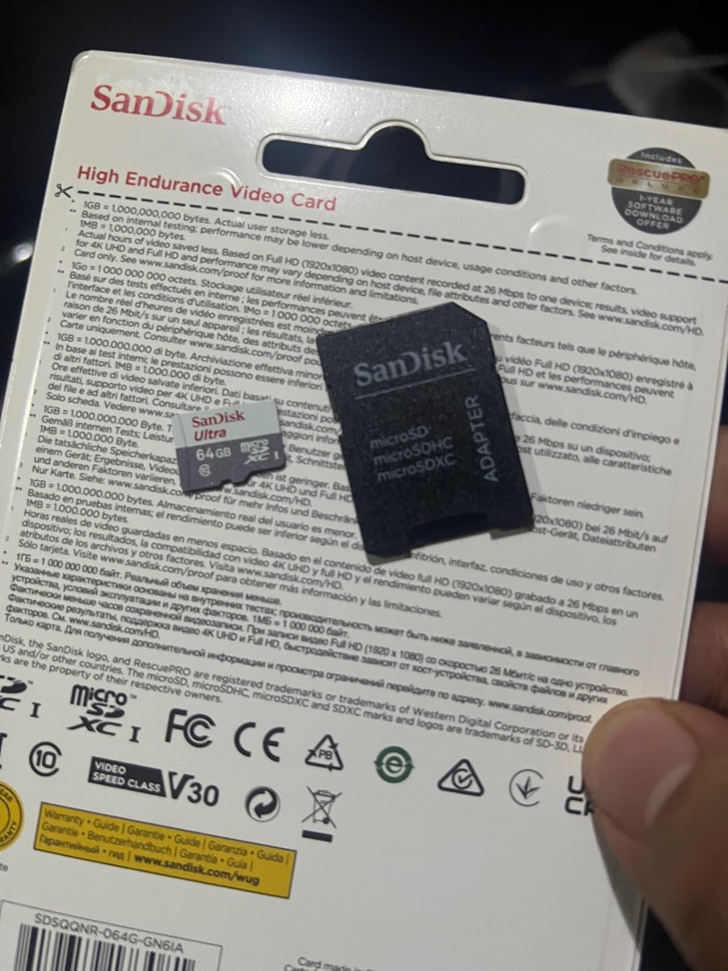 SanDisk Ultra 64gb Micro SD Card, Car Accessories, Accessories on Carousell