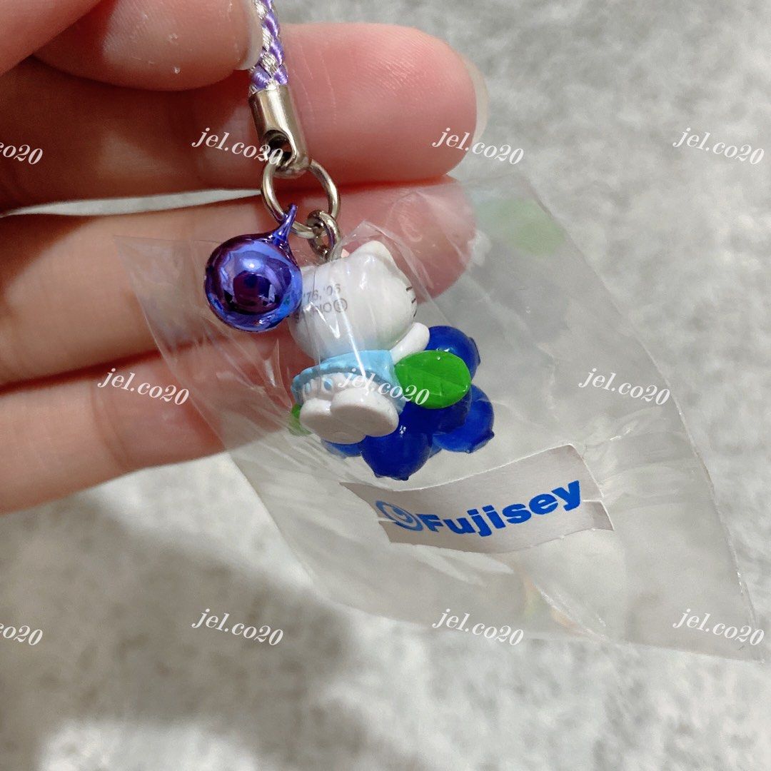 Sanrio Gotochi Hello Kitty Grapes Charms Keychain, Hobbies & Toys, Toys ...