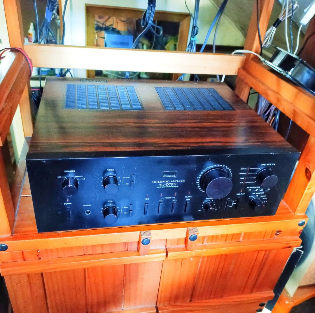 Sansui AU D707F 250watts 110volts Japan, Audio, Soundbars, Speakers ...