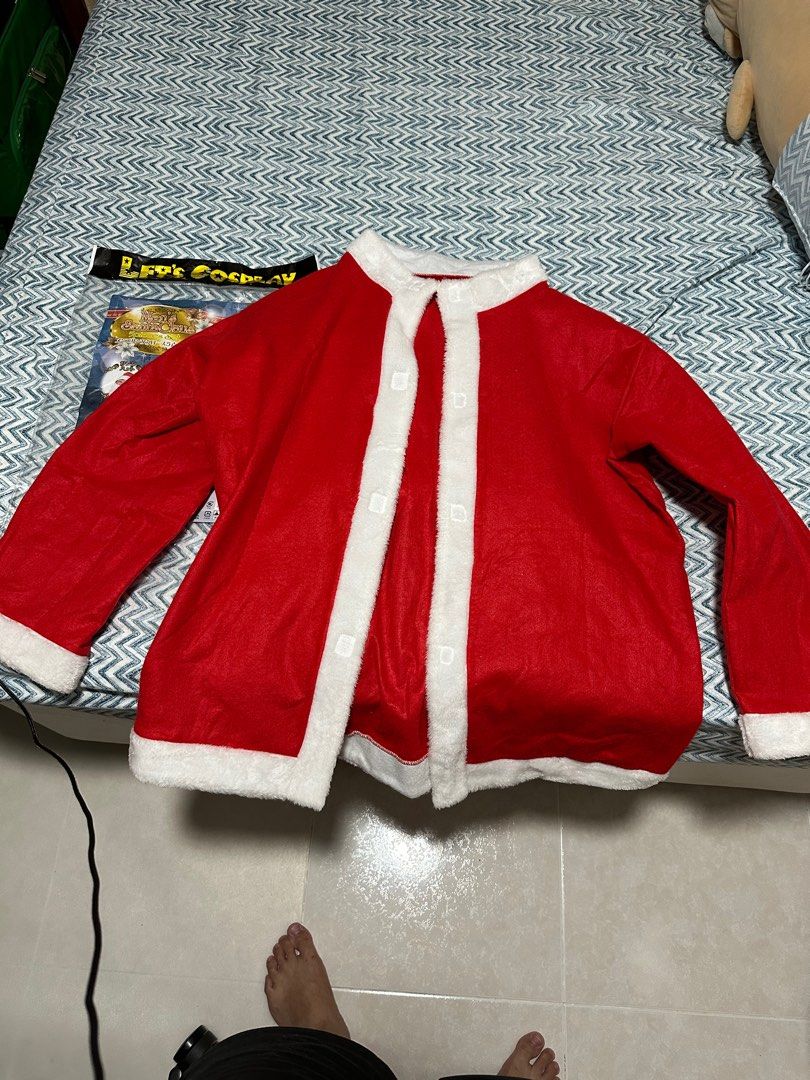 Santa costume 5 piece set, Hobbies & Toys, Toys & Games on Carousell