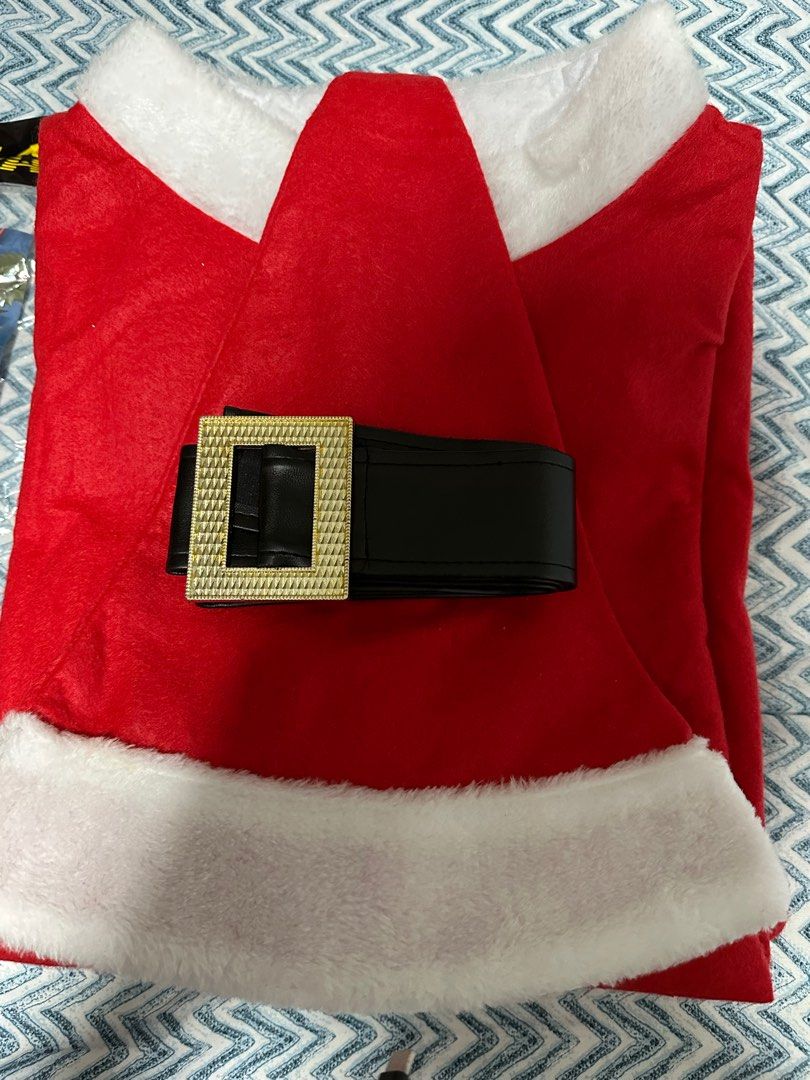 Santa costume 5 piece set, Hobbies & Toys, Toys & Games on Carousell