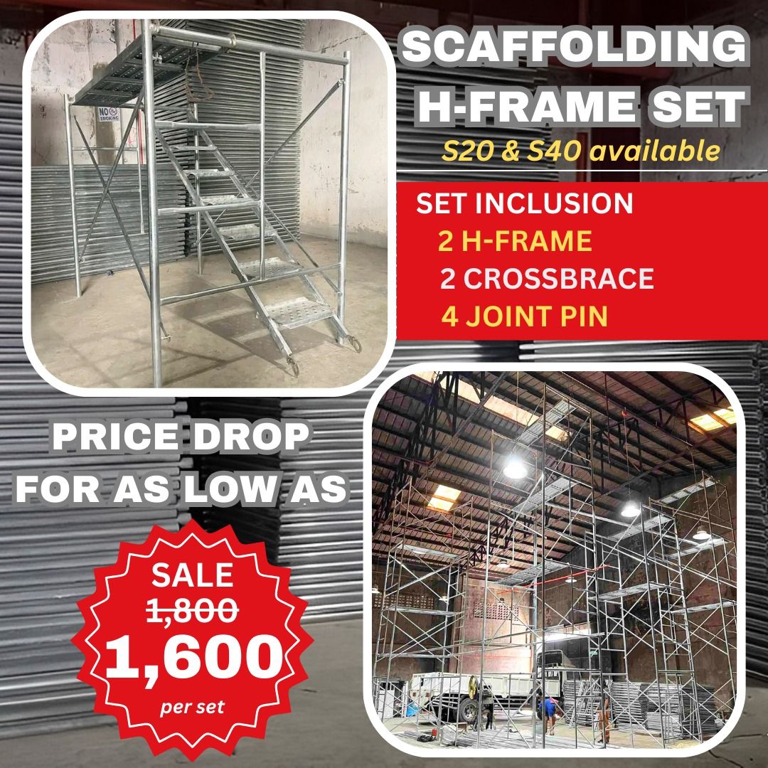 SCAFFOLDING / H-FRAME SET, Commercial & Industrial, Construction ...