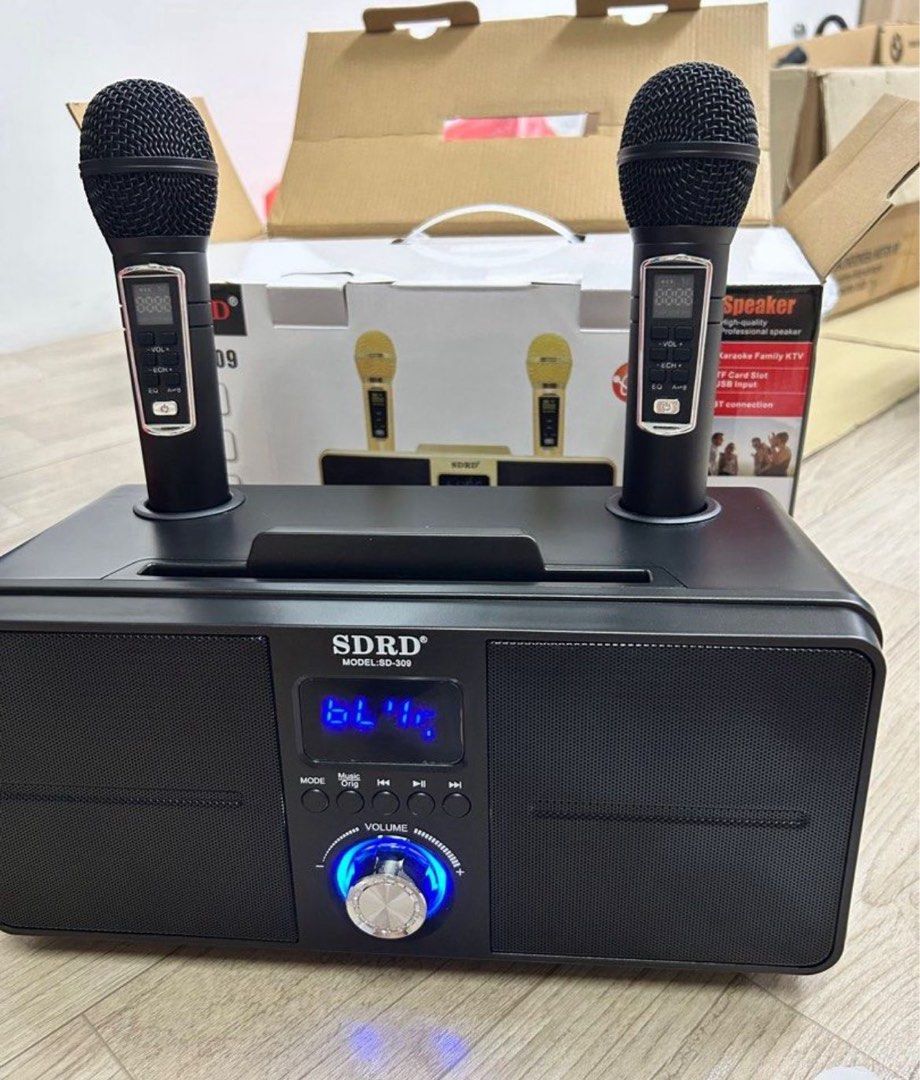 SDRD Mic and Speaker set, Audio, Microphones on Carousell