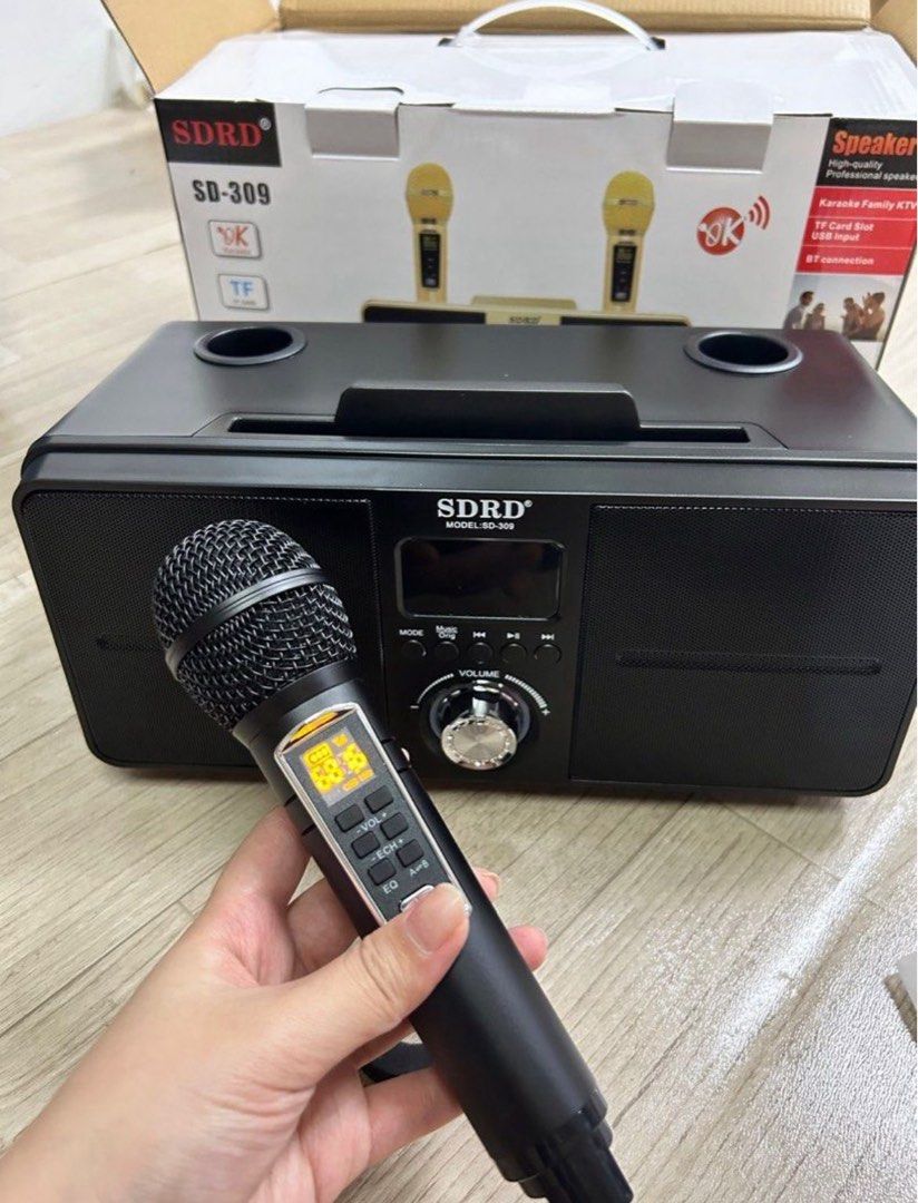 SDRD Mic and Speaker set, Audio, Microphones on Carousell