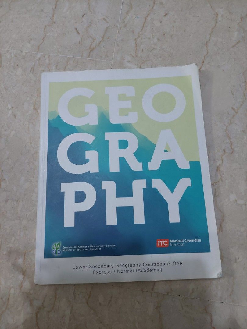 Sec 1 Geography Textbook, Hobbies & Toys, Books & Magazines, Textbooks ...