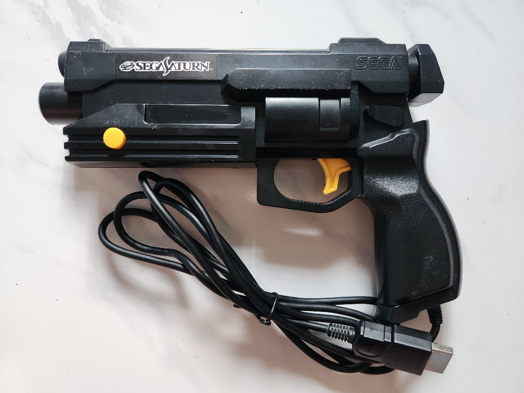 Sega Saturn Virtua Gun , Original Sega Saturn Black US Console, Video ...