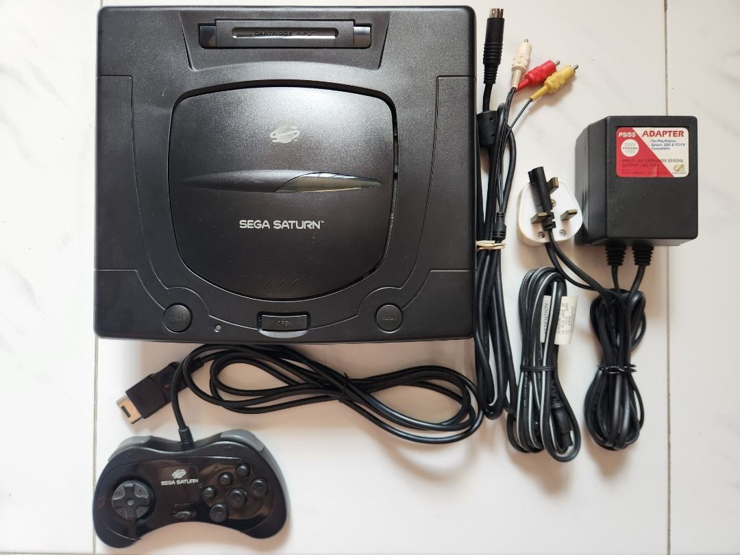 Sega Saturn Virtua Gun , Original Sega Saturn Black US Console, Video ...