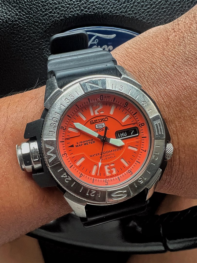 Seiko Map Meter SKZ227, Men's Fashion, Watches & Accessories, Watches ...