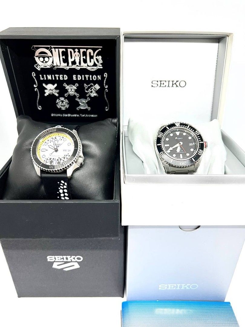 Seiko SNE589 (PROSPEX SOLAR) SRPH63K1 (Seiko 5 sports One piece Limited ...