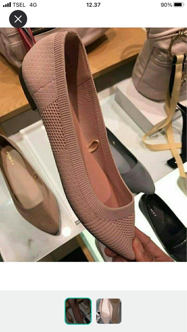 Sepatu vincci dusty pink, Fesyen Wanita, Sepatu di Carousell