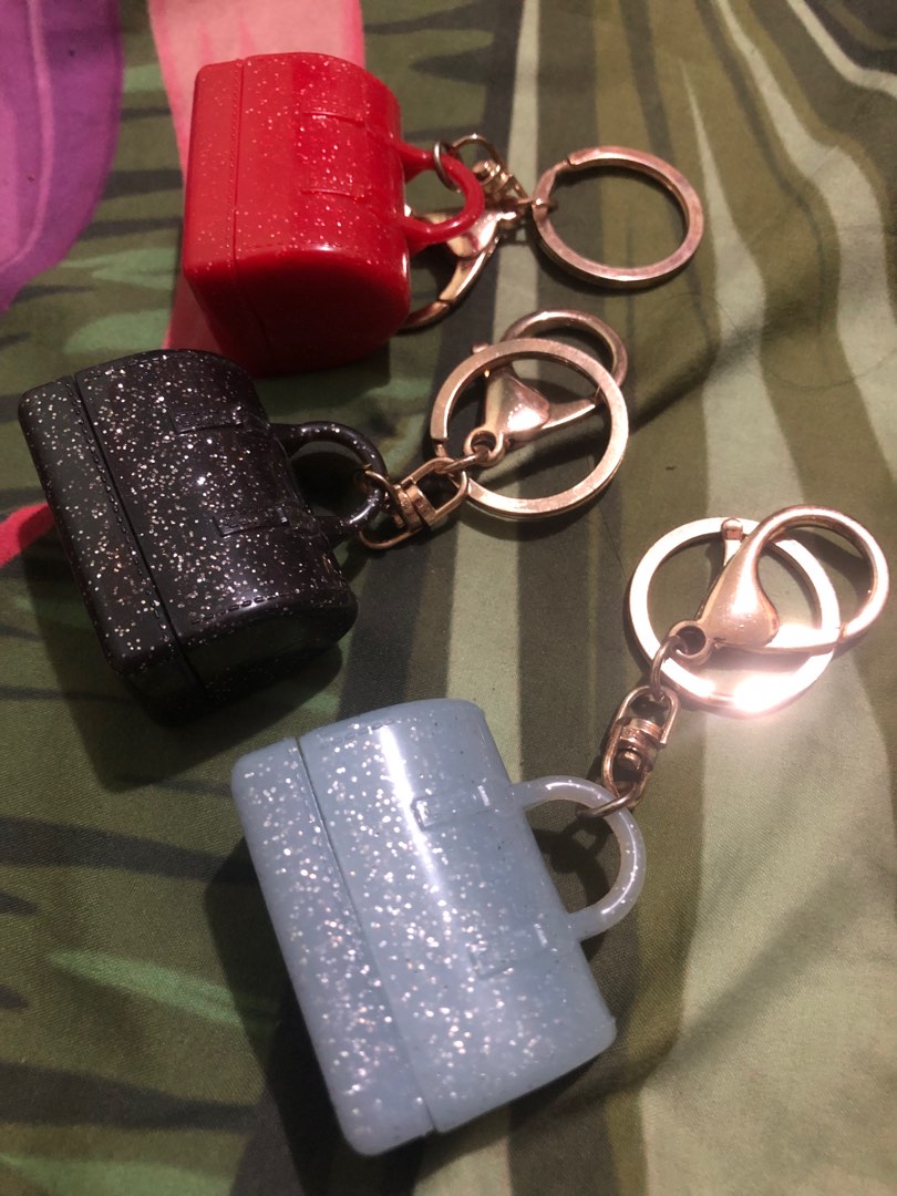 Set of fancy rubber container bag charms, Hobbies & Toys, Memorabilia ...