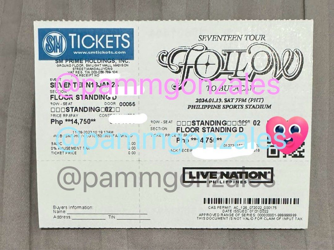 SEVENTEEN SVT FOLLOW TO BULACAN DAY1 - STANDING D (10:19 timestamp from carat presale), Hobbies ...