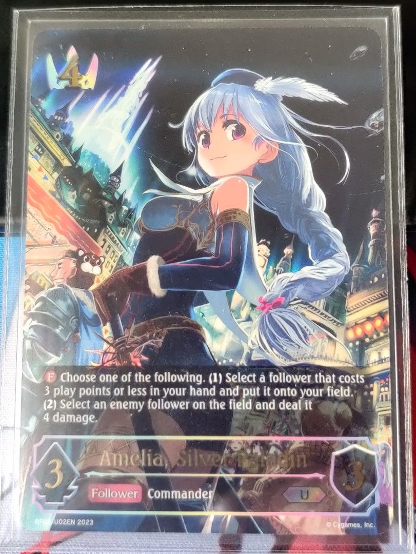 Shadowverse Evolve English: BP02, Amelia, Silver Paladin (Ultimate), Hobbies & Toys, Toys ...