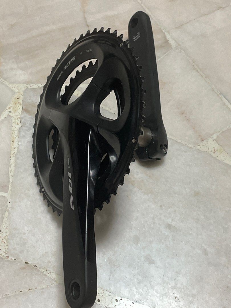 Shimano 105 crankset, Sports Equipment, Bicycles & Parts, Parts ...