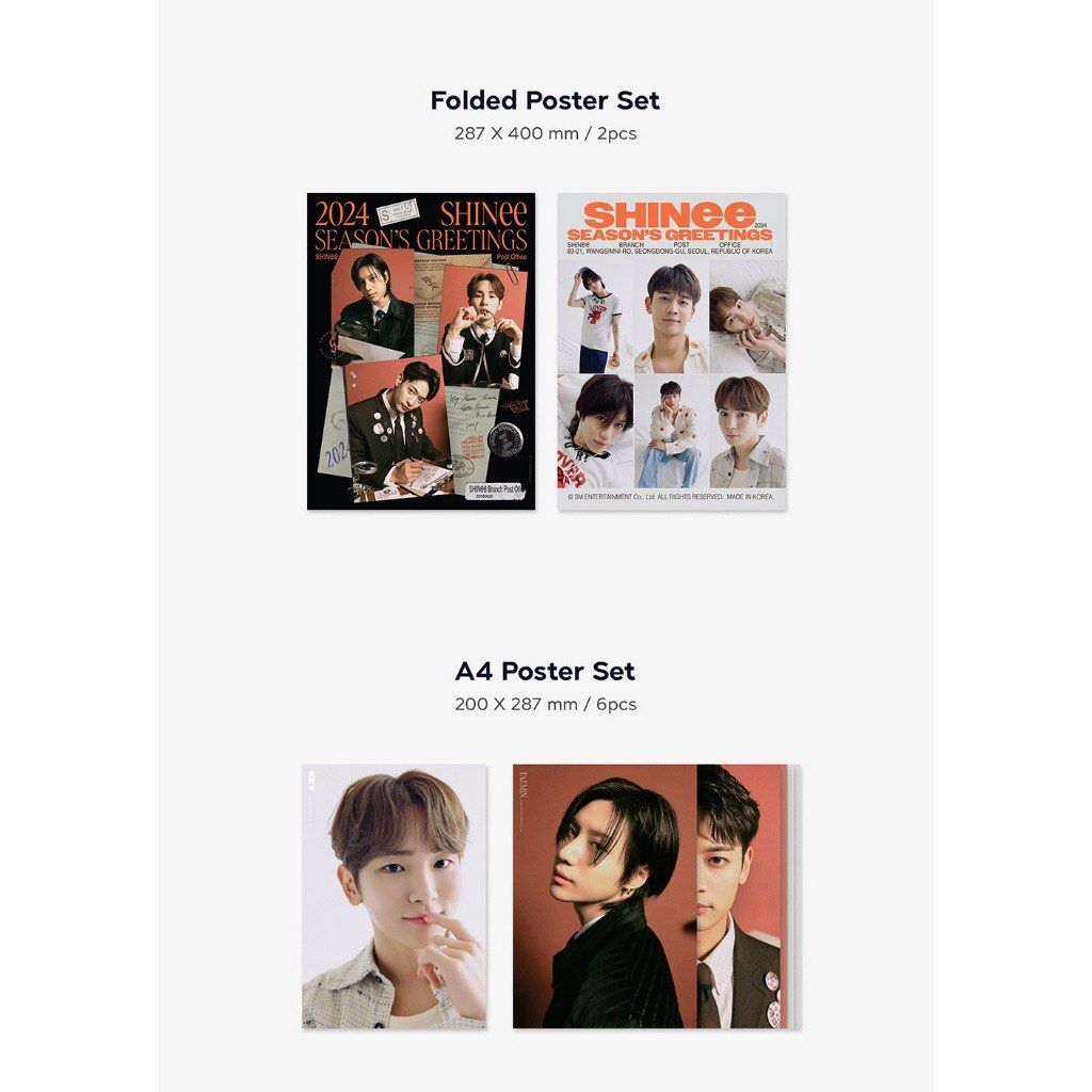 SHINEE - 2024 SEASON'S GREETINGS, Hobbies & Toys, Collectibles ...