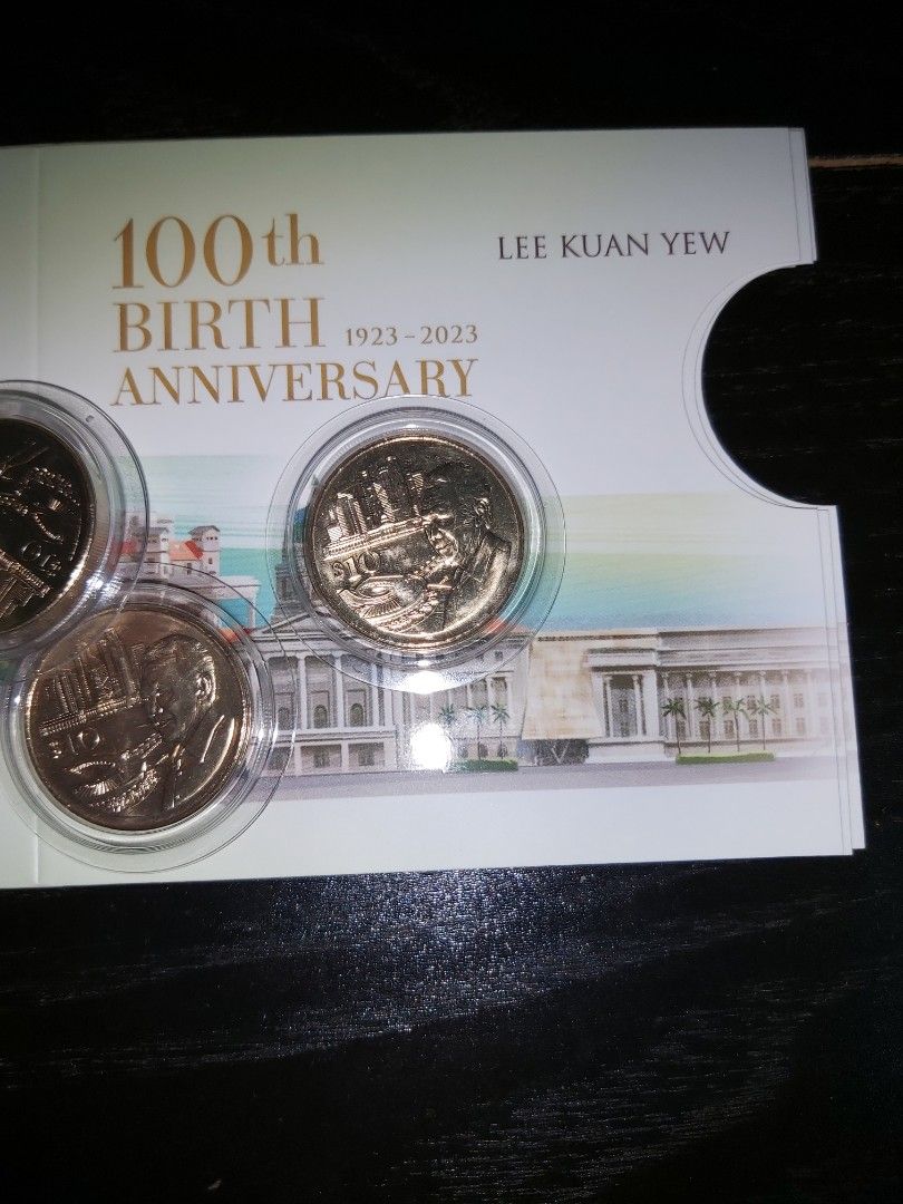Singapore commemorative coin LKY 100years birthday coin - 10pieces ...