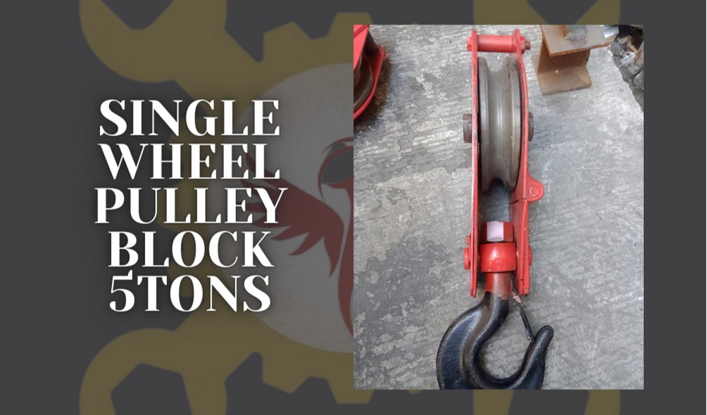 Single Wheel Pulley Block 5Tons, Commercial & Industrial, Industrial ...