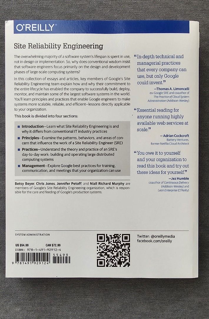 Site Reliability Engineering: Google, Hobbies & Toys, Books & Magazines ...