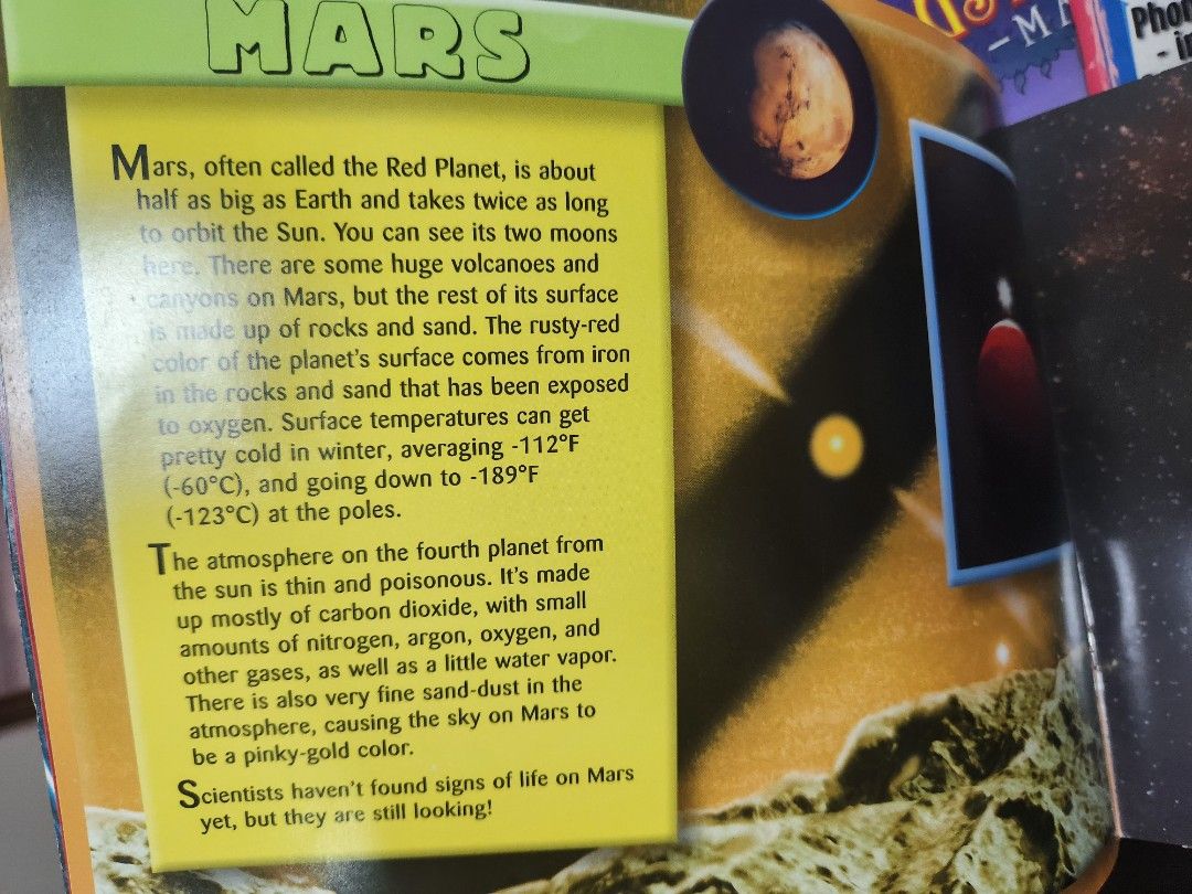 Solar System 3D Planet Book, Hobbies & Toys, Books & Magazines ...