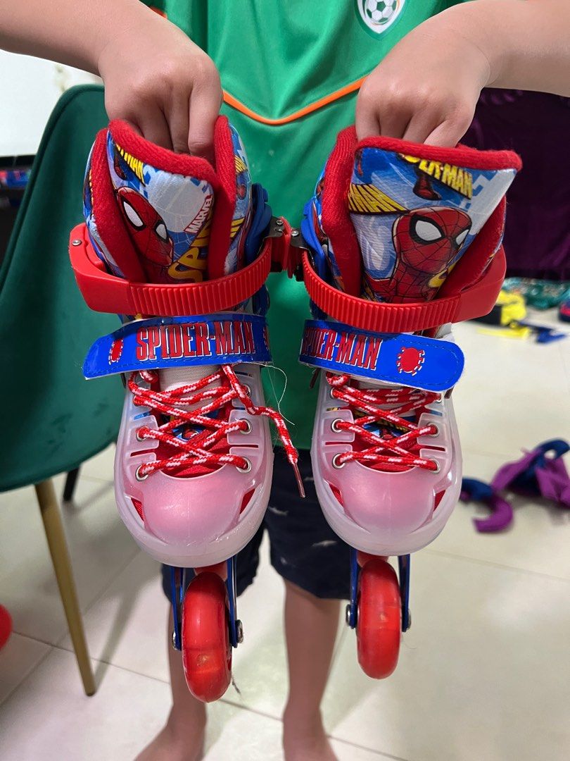 Spider-Man Rollerblades, Sports Equipment, Sports & Games, Skates ...
