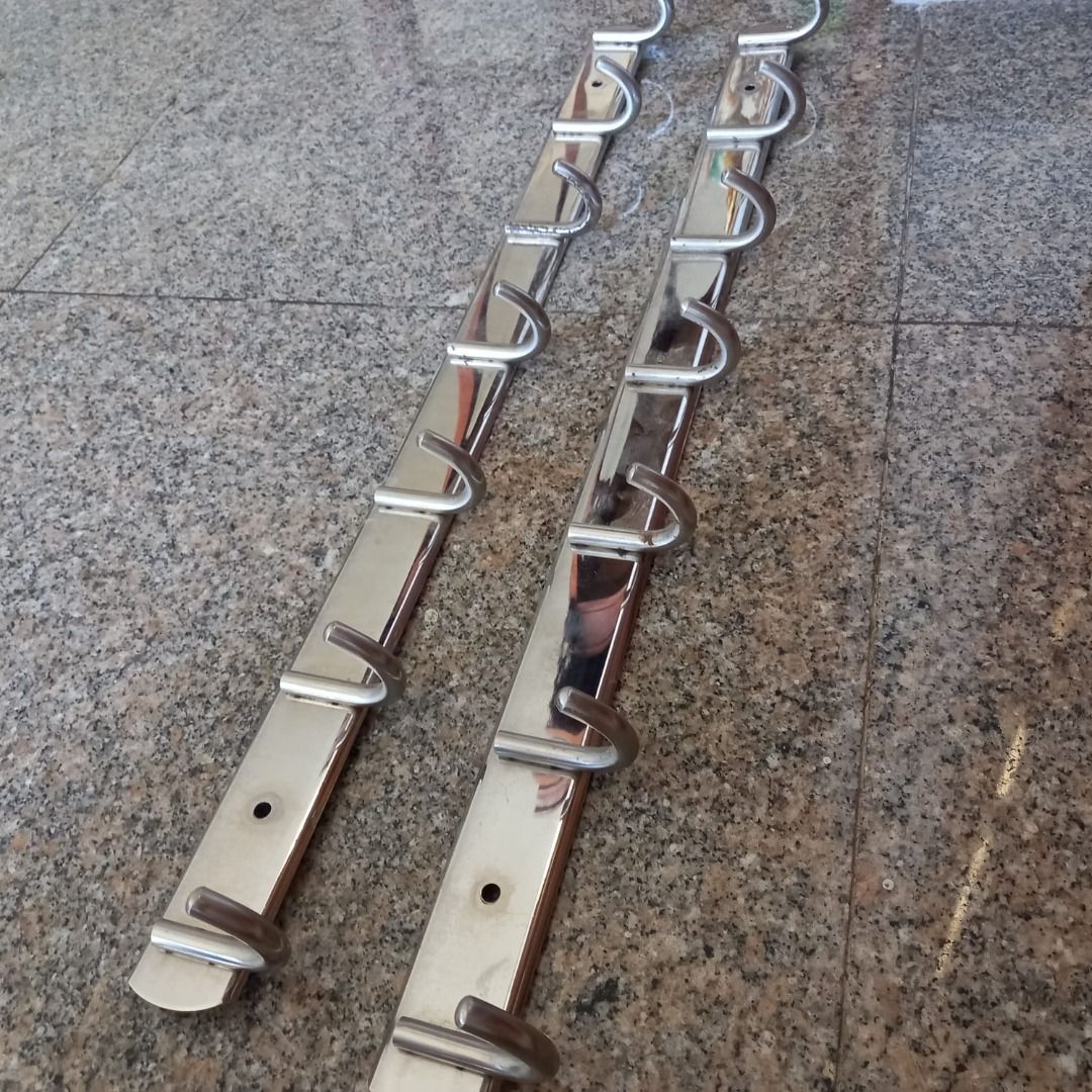 Stainless steel hook bars (can buy each or a pair). Note new photo ...