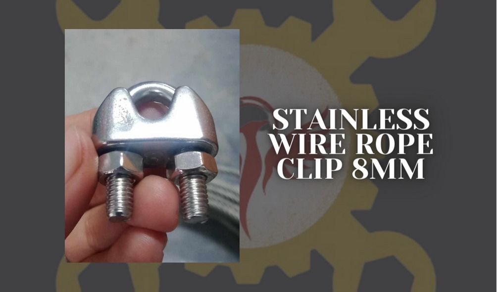 Stainless Wire Rope Clip 8mm, Commercial & Industrial, Industrial ...