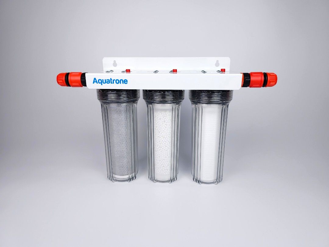 Standard 3 Stage Water Filter Unit (Anti-chlorine Filter) - Aquatrone ...