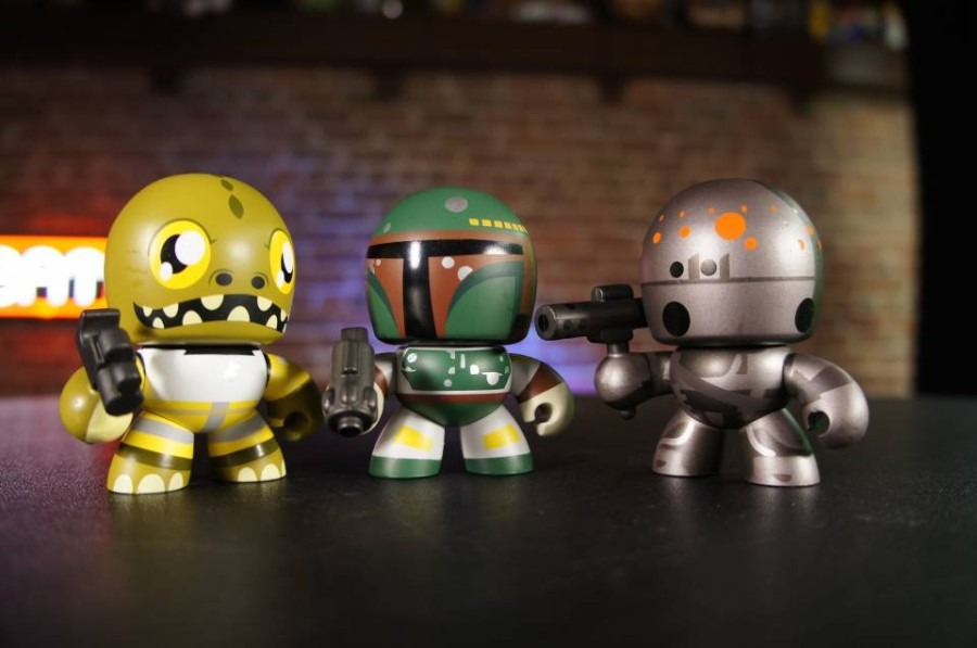 Star Wars 2010 Mini Mighty Muggs Vinyl 3pack (Bossk-Boba Fett-IG88 ...