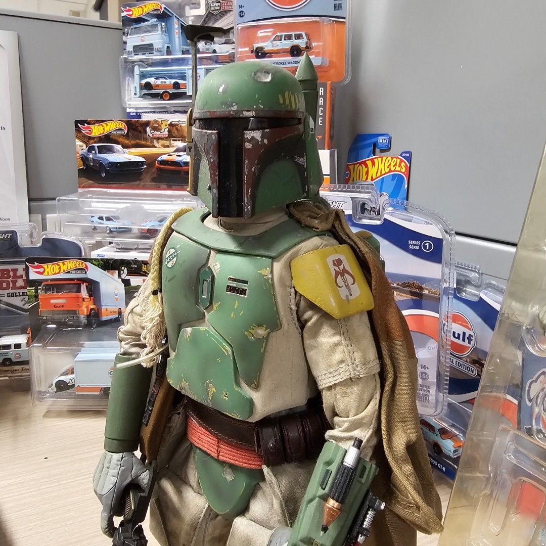Star Wars Sideshow 1/6 scale ESB Boba Fett, Hobbies & Toys, Toys ...