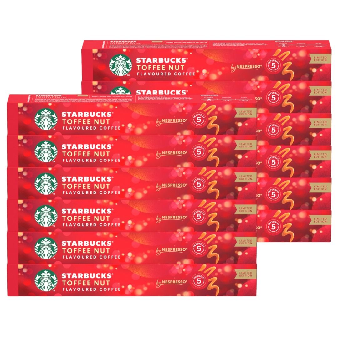 Starbucks Toffee Nut Nespresso Pods | Nespresso Coffee, Food & Drinks ...
