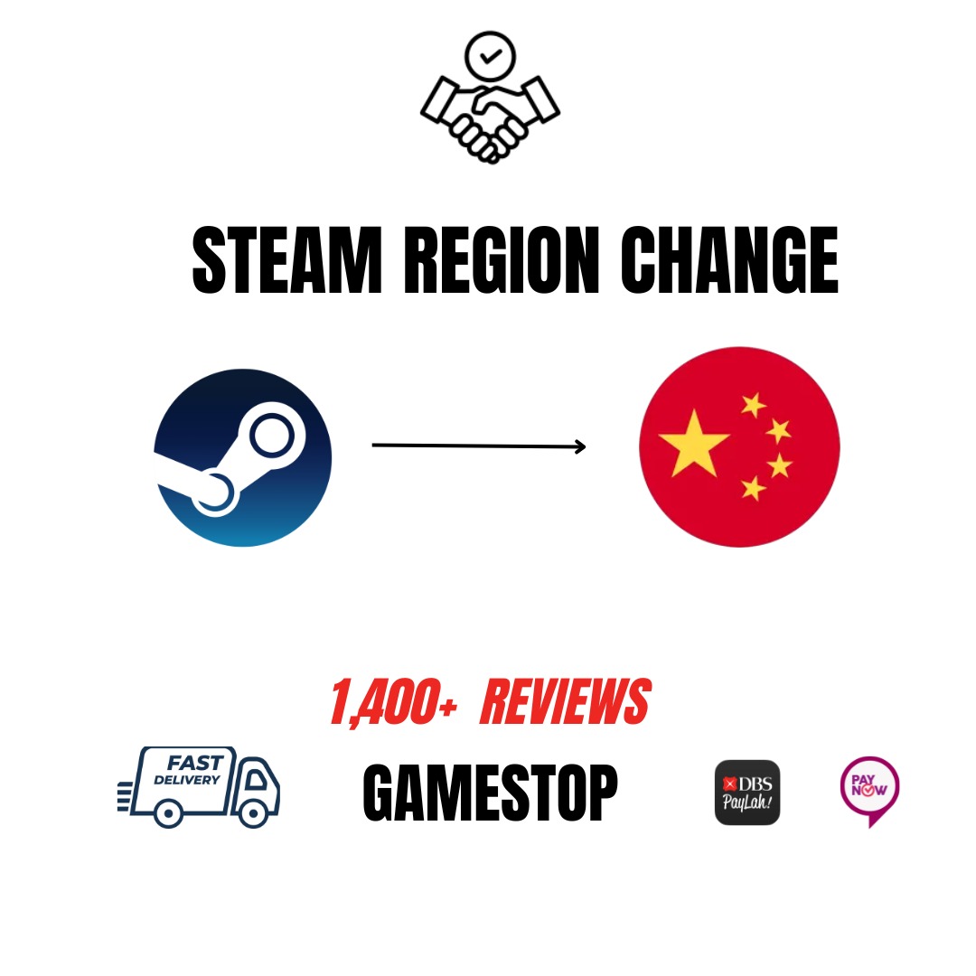 Steam Region Change, Video Gaming, Video Games, Others on Carousell