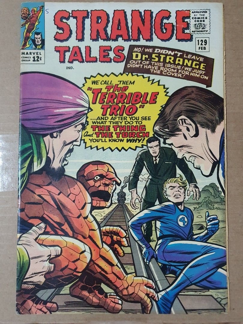 Strange Tales #129. 1st appearance of Tiboro, the Spirit of Decay. Jack ...