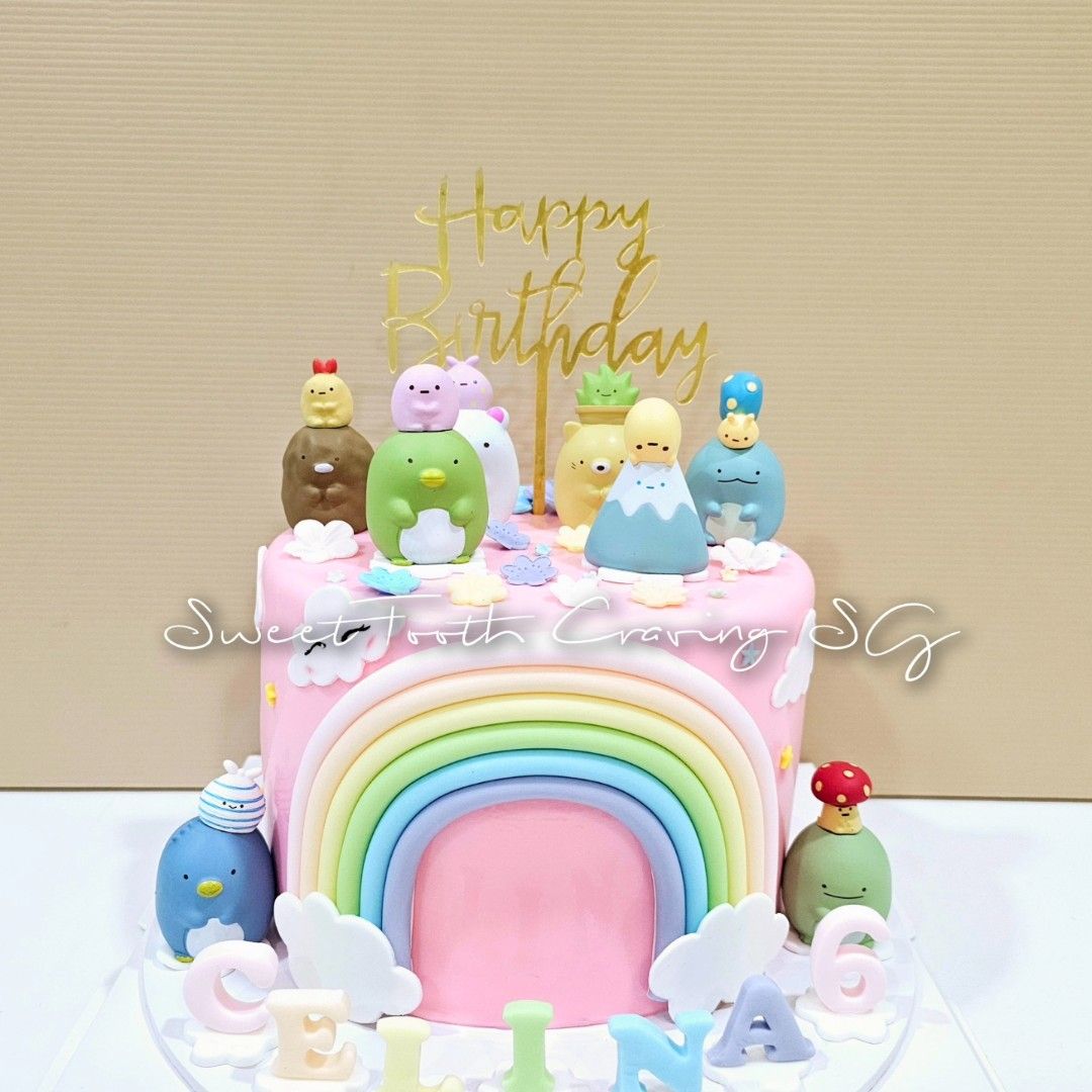 Sumikko Gurashi Cake, Food & Drinks, Homemade Bakes on Carousell