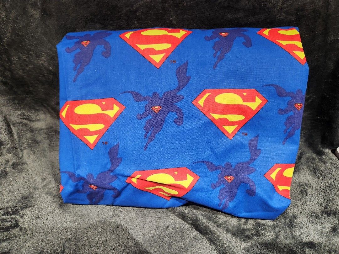 Superman Bed Fitted Sheet, Furniture & Home Living, Furniture, Bed ...