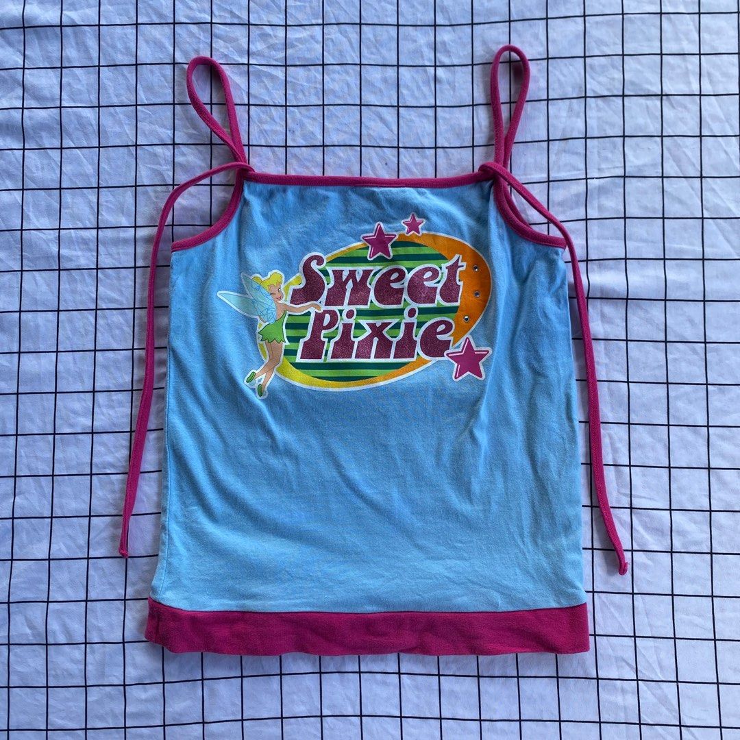 Sweet Pixie Y2K Kidcore Cutecore Top, Women's Fashion, Tops, Sleeveless ...