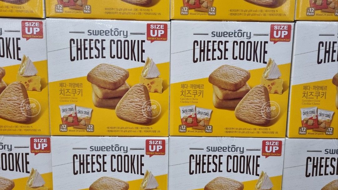 Sweetory Cheese Cookie 60gx24, Food & Drinks, Packaged & Instant Food ...