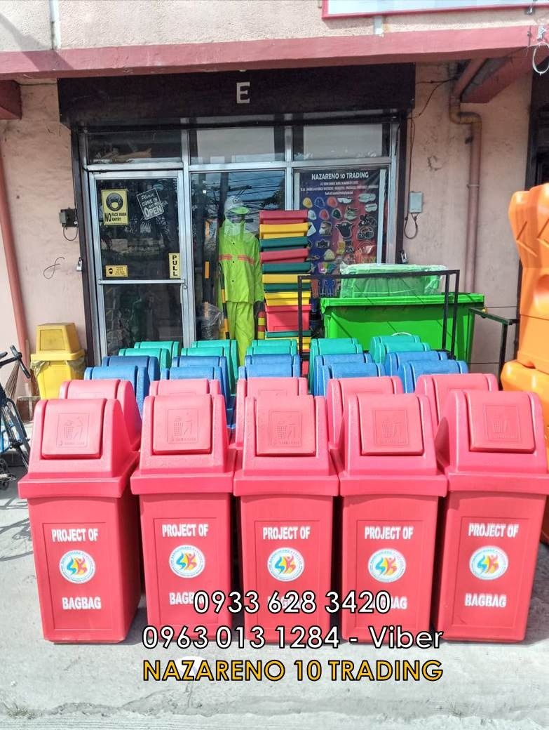 Swing Type Bin Trash Bin Hooded Bin Trash Bin, Furniture & Home Living ...