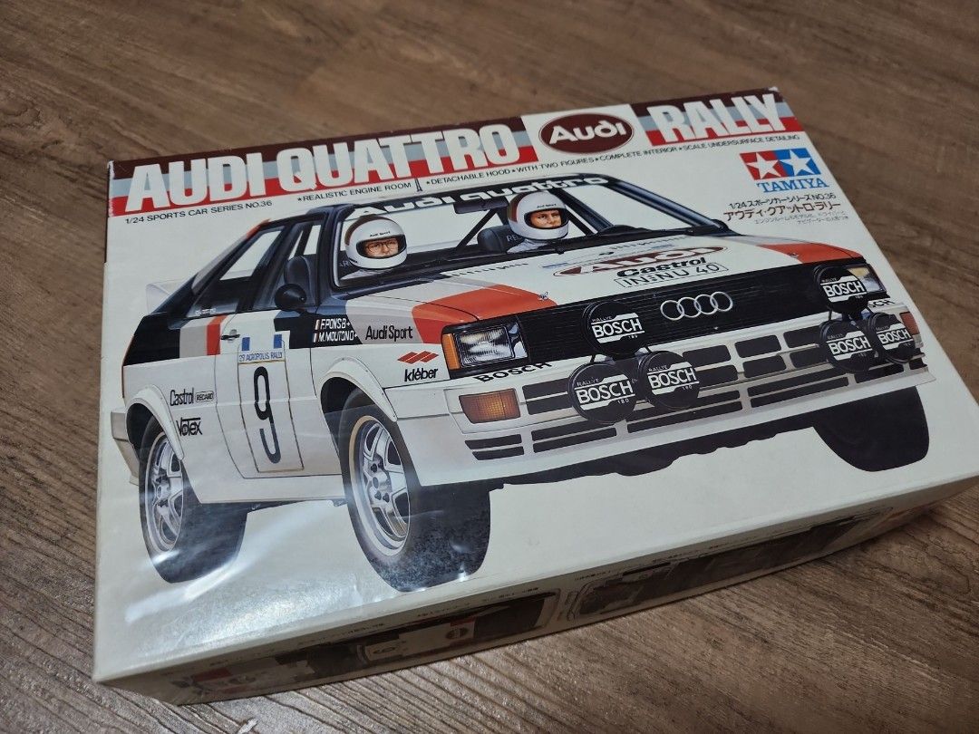 Tamiya 1/24 Audi Quattro Rally, Hobbies & Toys, Toys & Games on Carousell