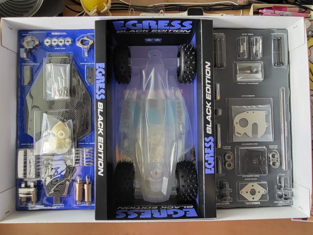 Tamiya Egress Black Edition, Hobbies & Toys, Toys & Games on Carousell
