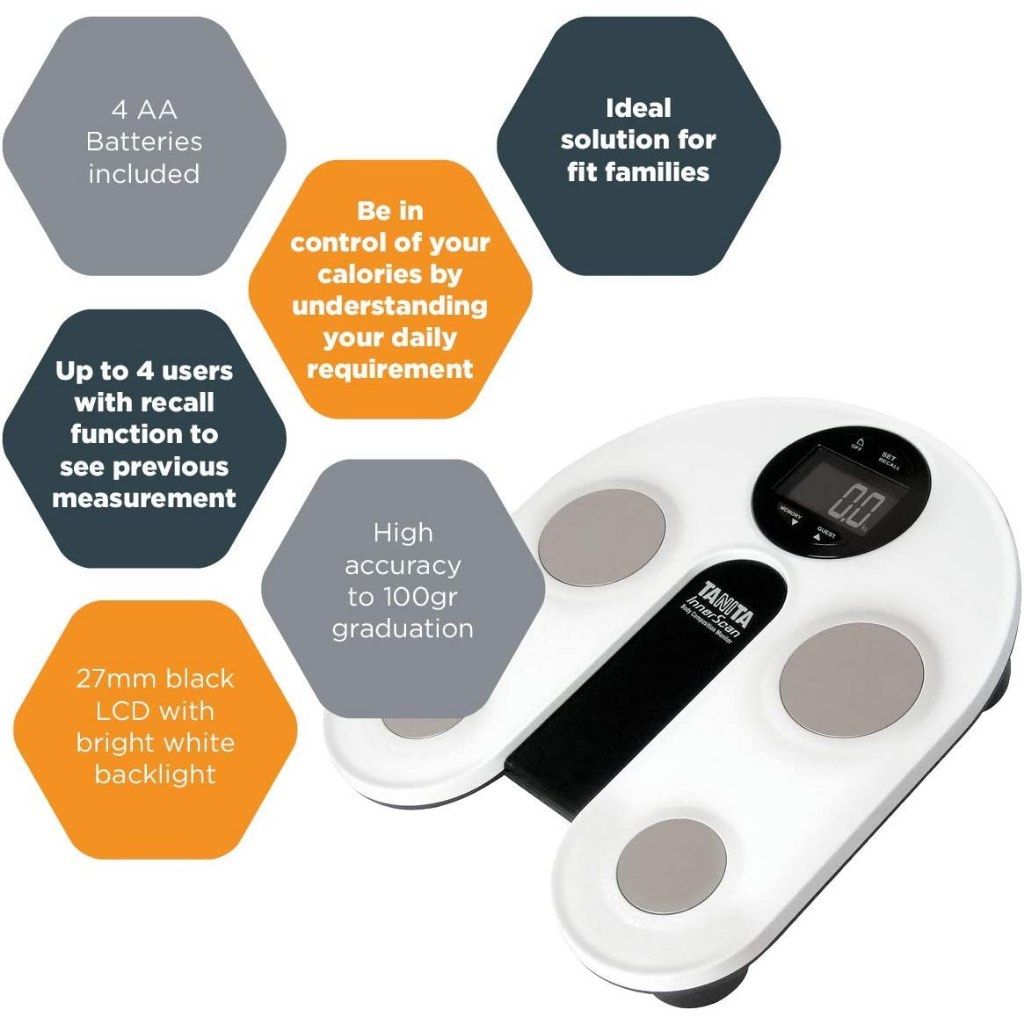 Tanita Body Composition Weighing Machine, Health & Nutrition, Health ...