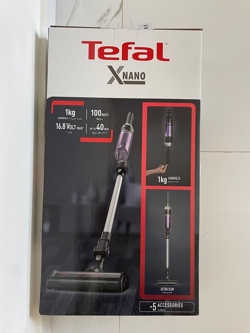 Tefal TY1129 X-Nano Essential Handstick Vacuum Cleaner, TV & Home ...